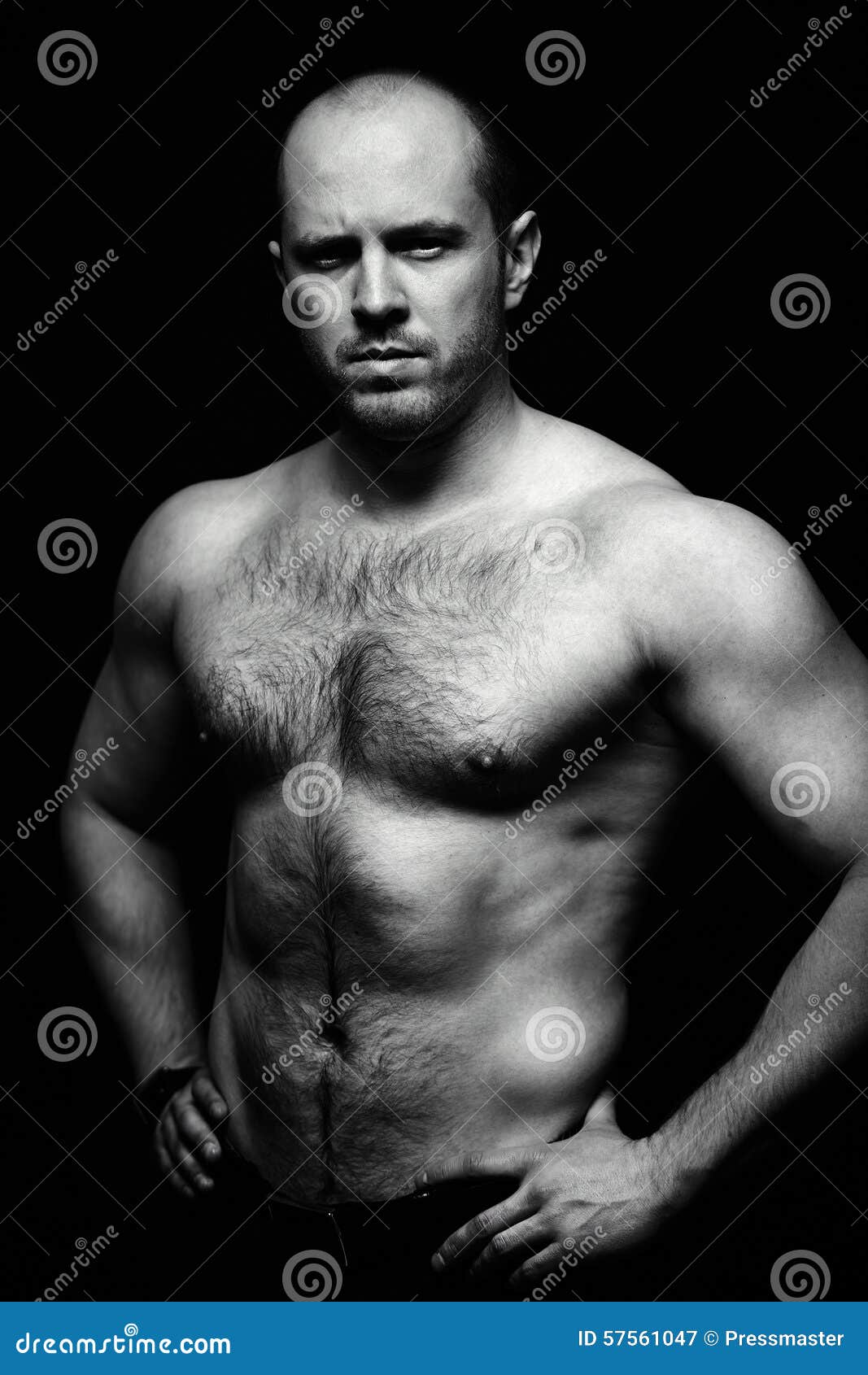 Brutal macho stock image. Image of masculine, fitness - 57561047