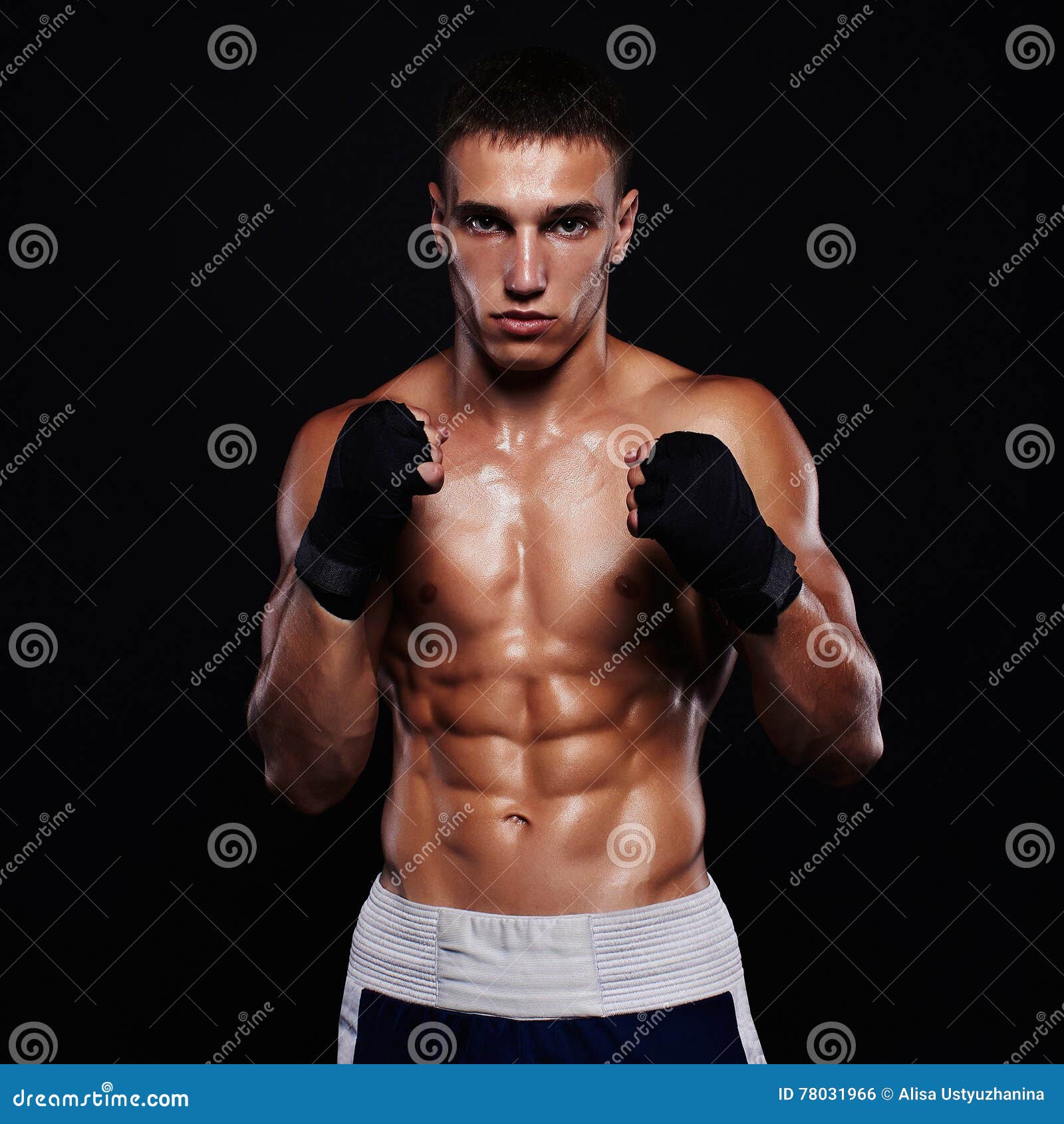 Brutal strong boxer man stock photo. Image of gloves - 78031966