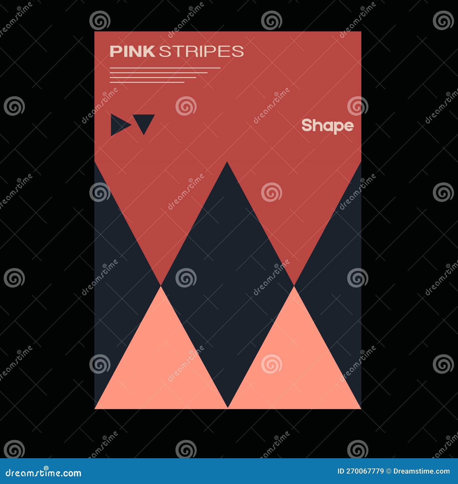 Brutalism Inspired Graphic Design of Vector Poster Cover Layout Made ...