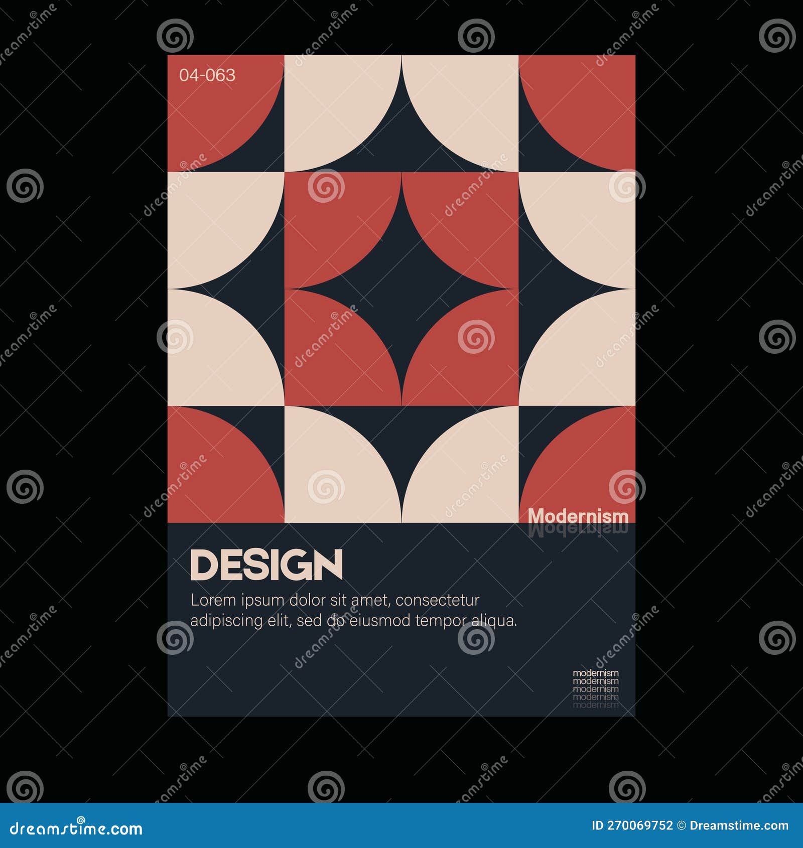 Brutalism Inspired Graphic Design of Vector Poster Cover Layout Made ...