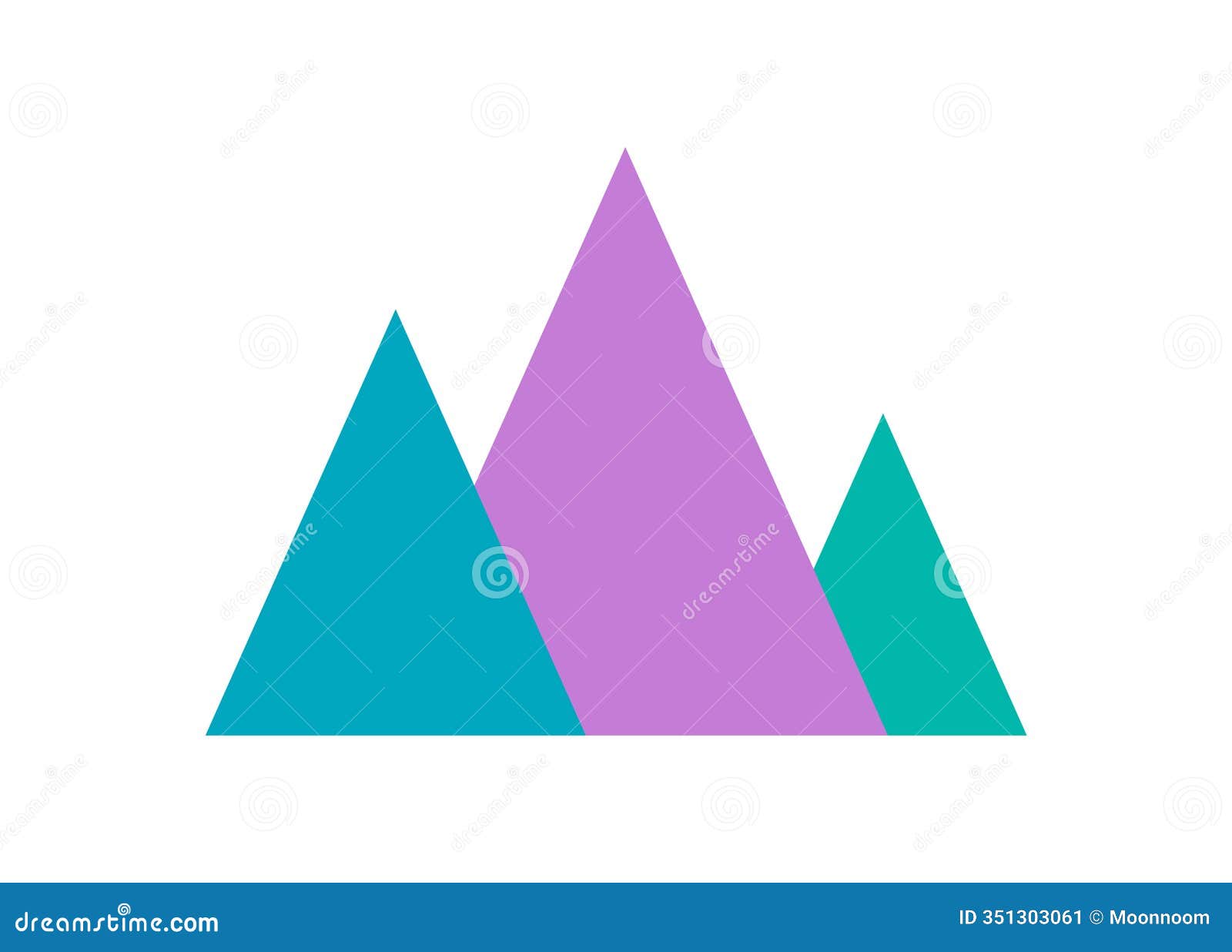 Brutalist Abstract Triangle Icon Stock Illustration - Illustration of ...