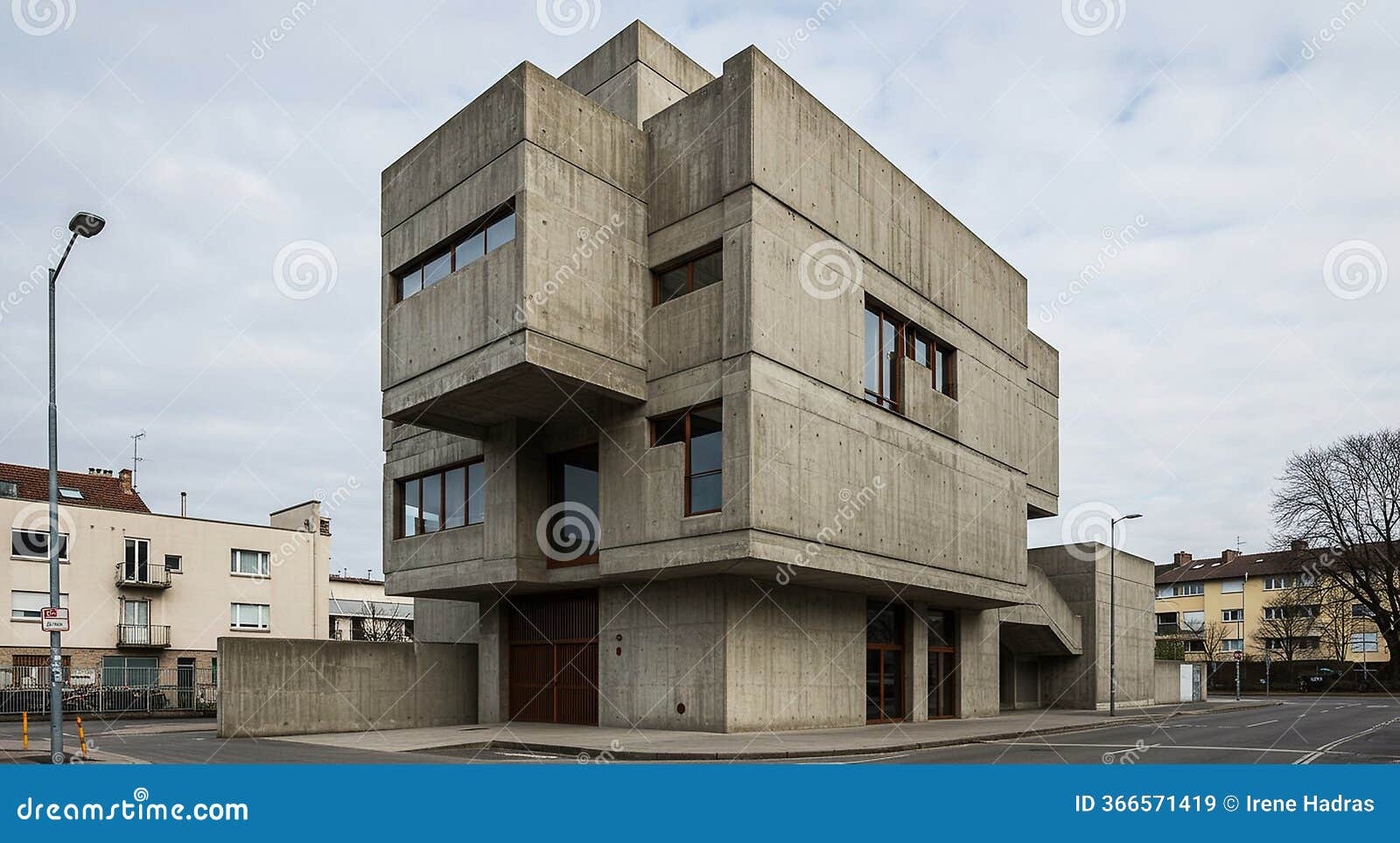 Brutalist Architecture Imagined Stock Photo | CartoonDealer.com #275742378