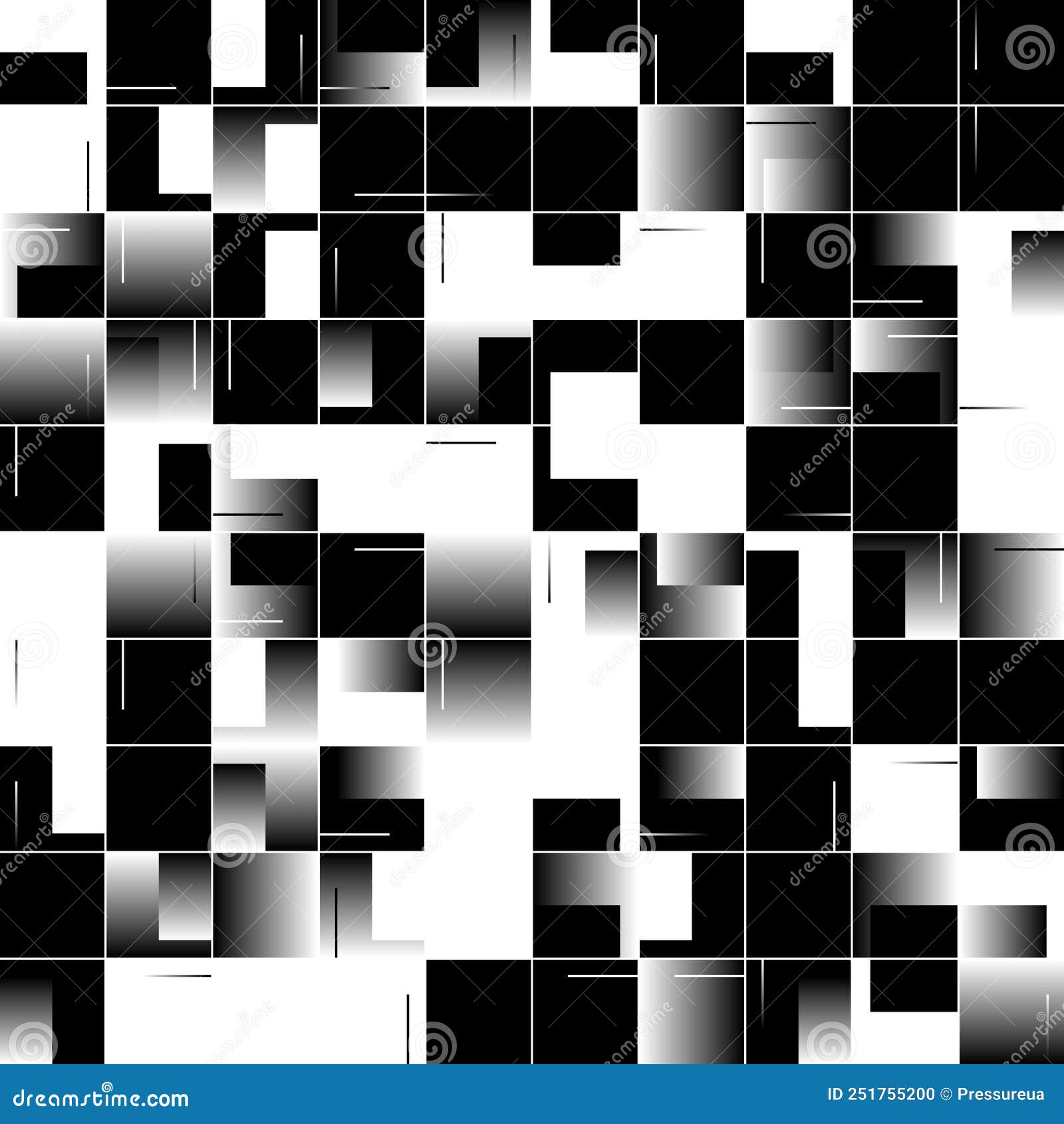 Brutalist Art Inspired Vector Pattern Graphics Made with Bold Abstract ...