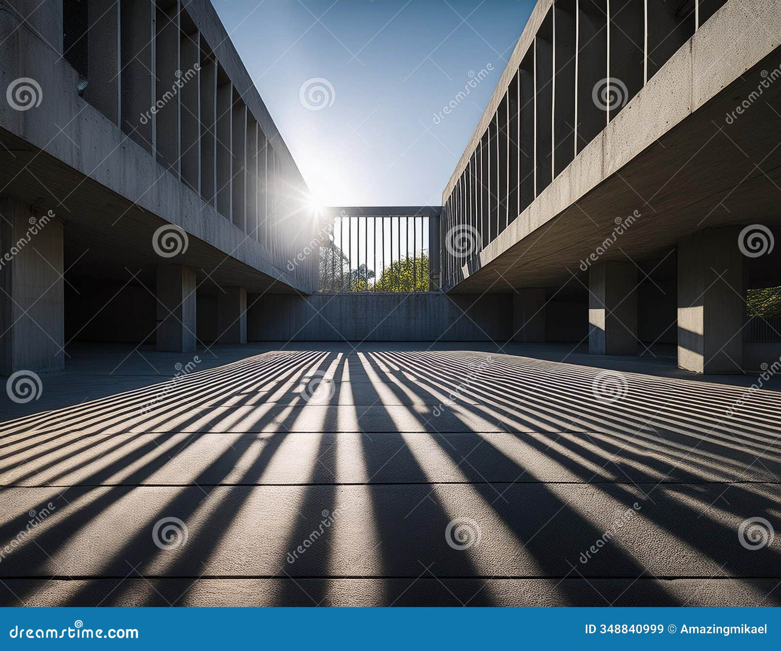 Shadow Of Grid On The Old Ragged Wooden Plank Royalty-Free Stock Image ...