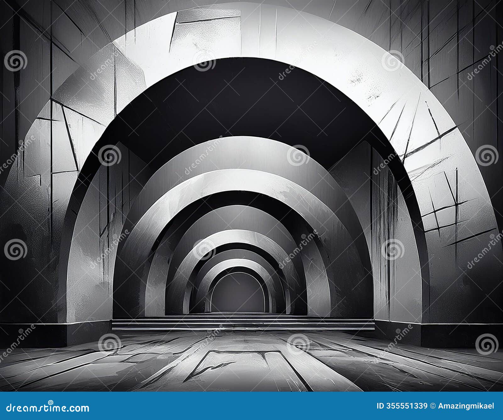 Brutalist Monochrome Abstract Shapes Set For Swiss Simple Design ...