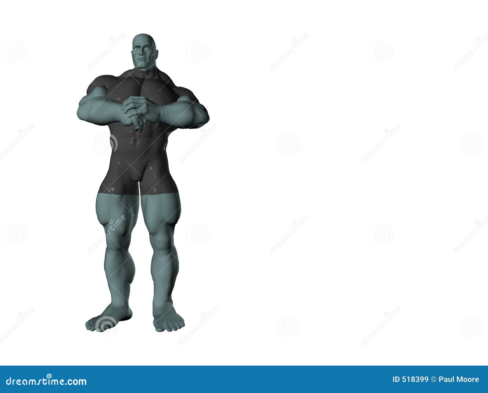 3D Brute Pose Reference Leaping Attack Stock Photo | CartoonDealer.com ...