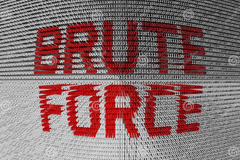 Brute force stock illustration. Illustration of binary - 99344956