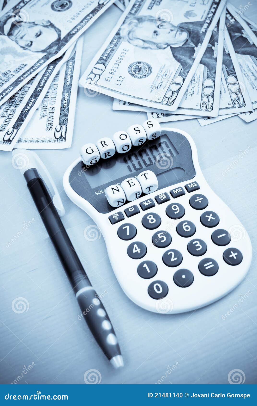 Bruto en Netto Winsten stock foto. Image of bankwezen - 21481140