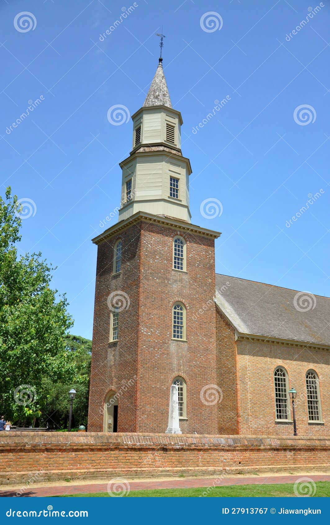 Bruton Gemeinde-Episkopale Kirche, Williamsburg Redaktionelles ...