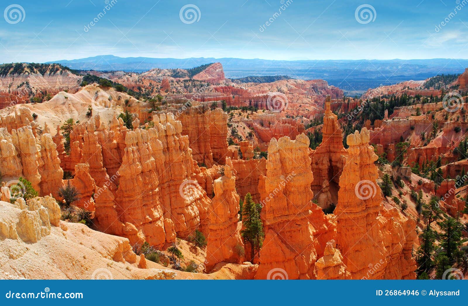 Bryce Canyon Hoodoos Landscape, Bryce Canyon National Park Stock Image ...