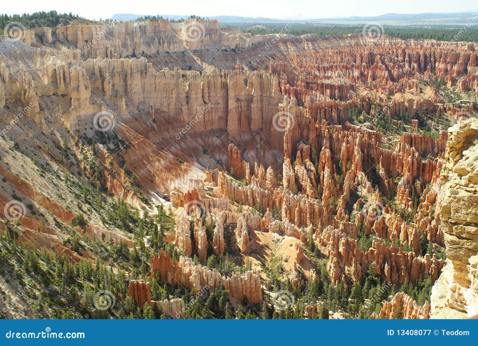 Bryce Canyon Rock Formations Stock Image - Image of blue, cliffs: 13408077