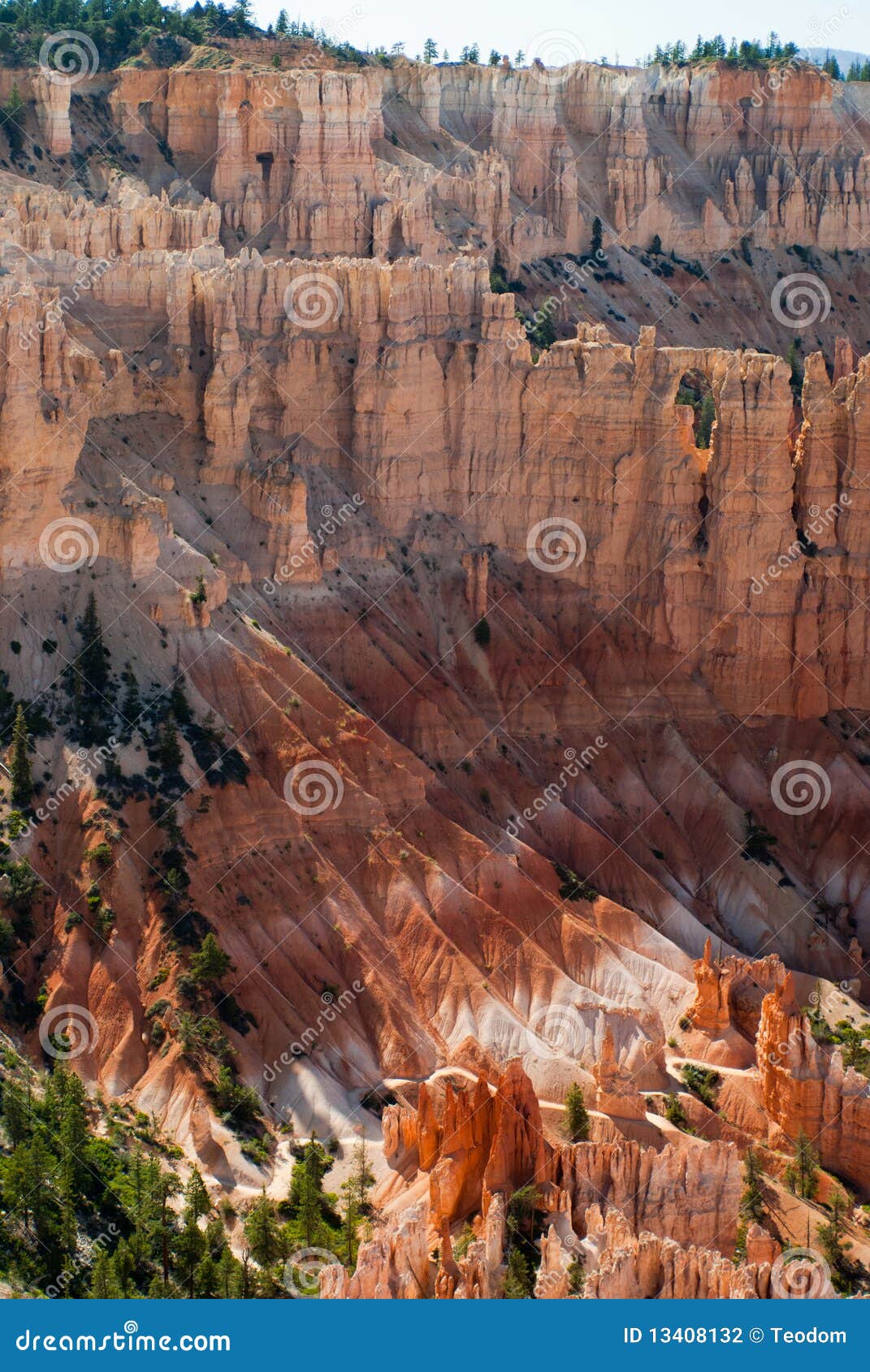 Bryce Canyon Rock Formations Stock Photo - Image of beautiful, light ...