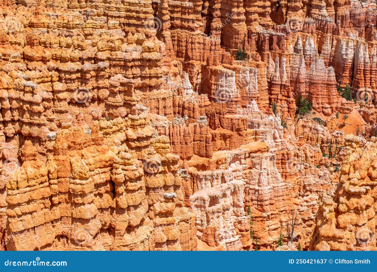 Bryce Canyon for Background Texture Stock Image - Image of striations ...