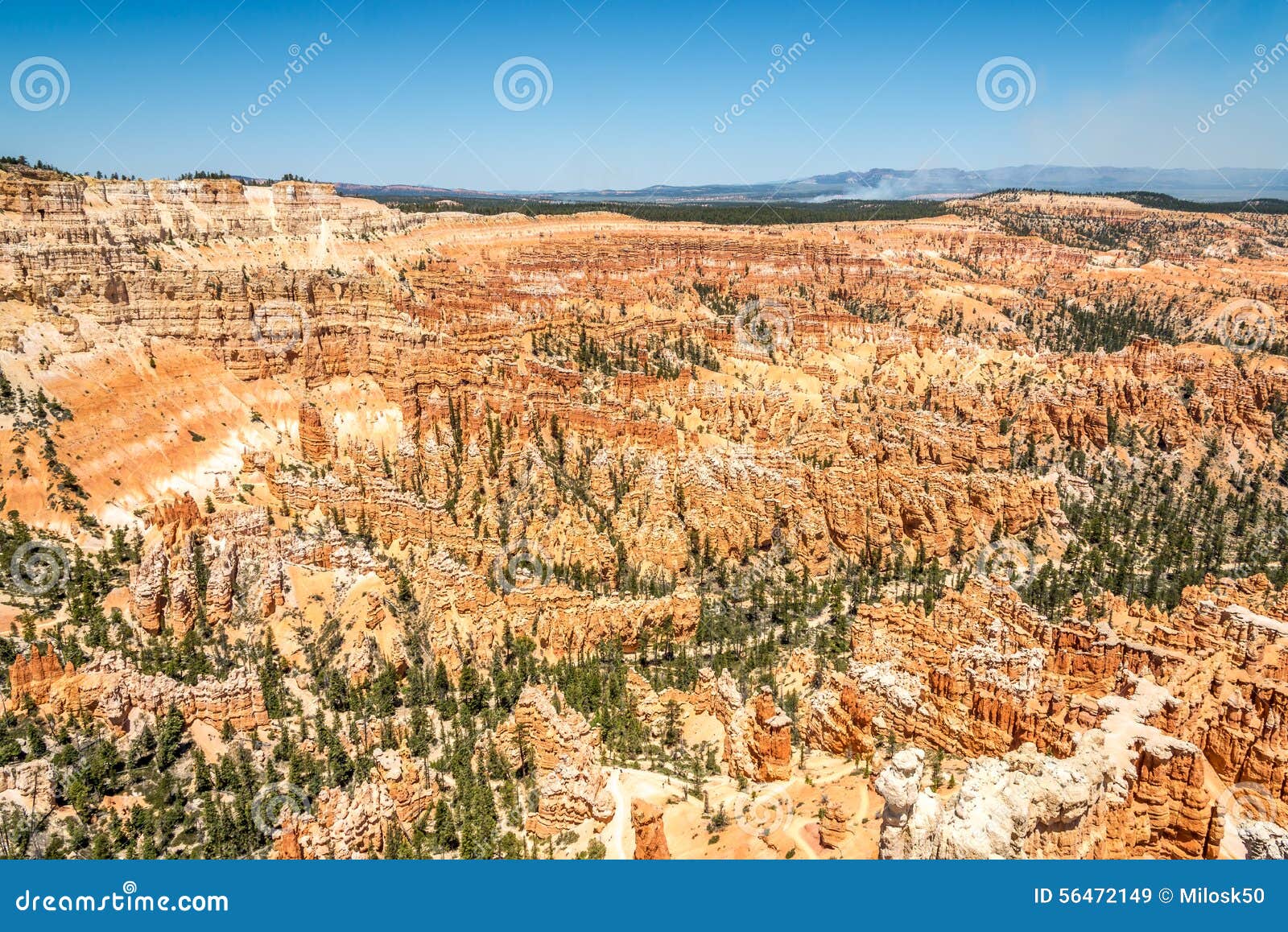 Bryce Canyon - View from Inspiration Point Stock Image - Image of park ...
