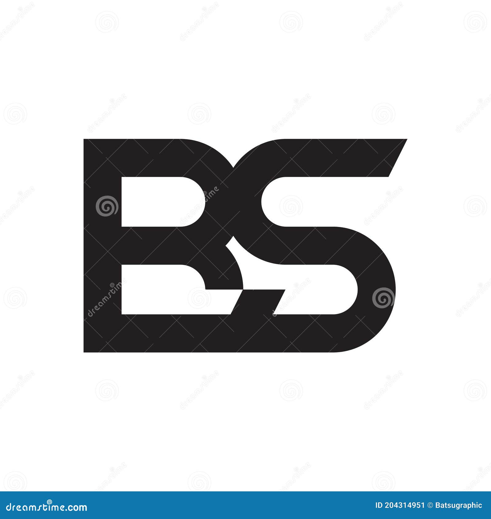 Bs Initial Letter Vector Logo Icon Stock Vector - Illustration of ...