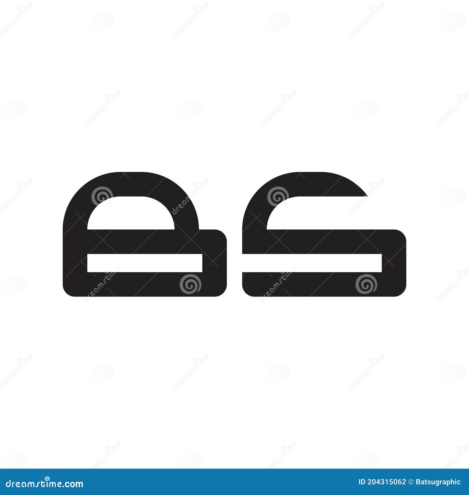 Bs Initial Letter Vector Logo Icon Stock Vector - Illustration of ...