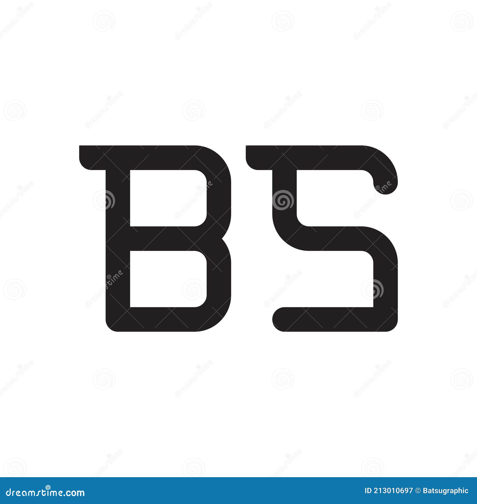 Bs Initial Letter Vector Logo Icon Stock Vector - Illustration of clean ...