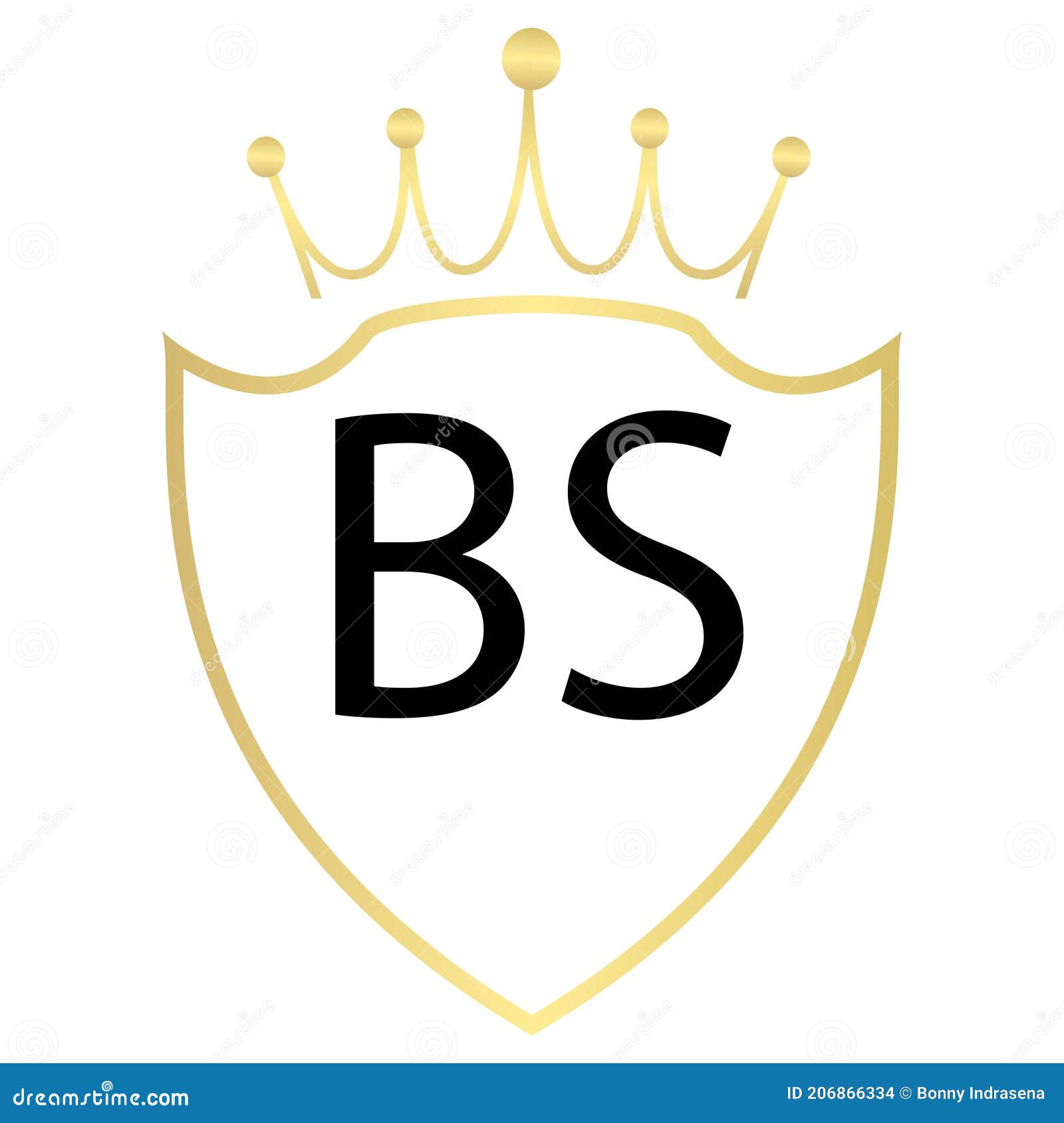 BS Letter Logo Design with Simple Style Stock Vector - Illustration of ...