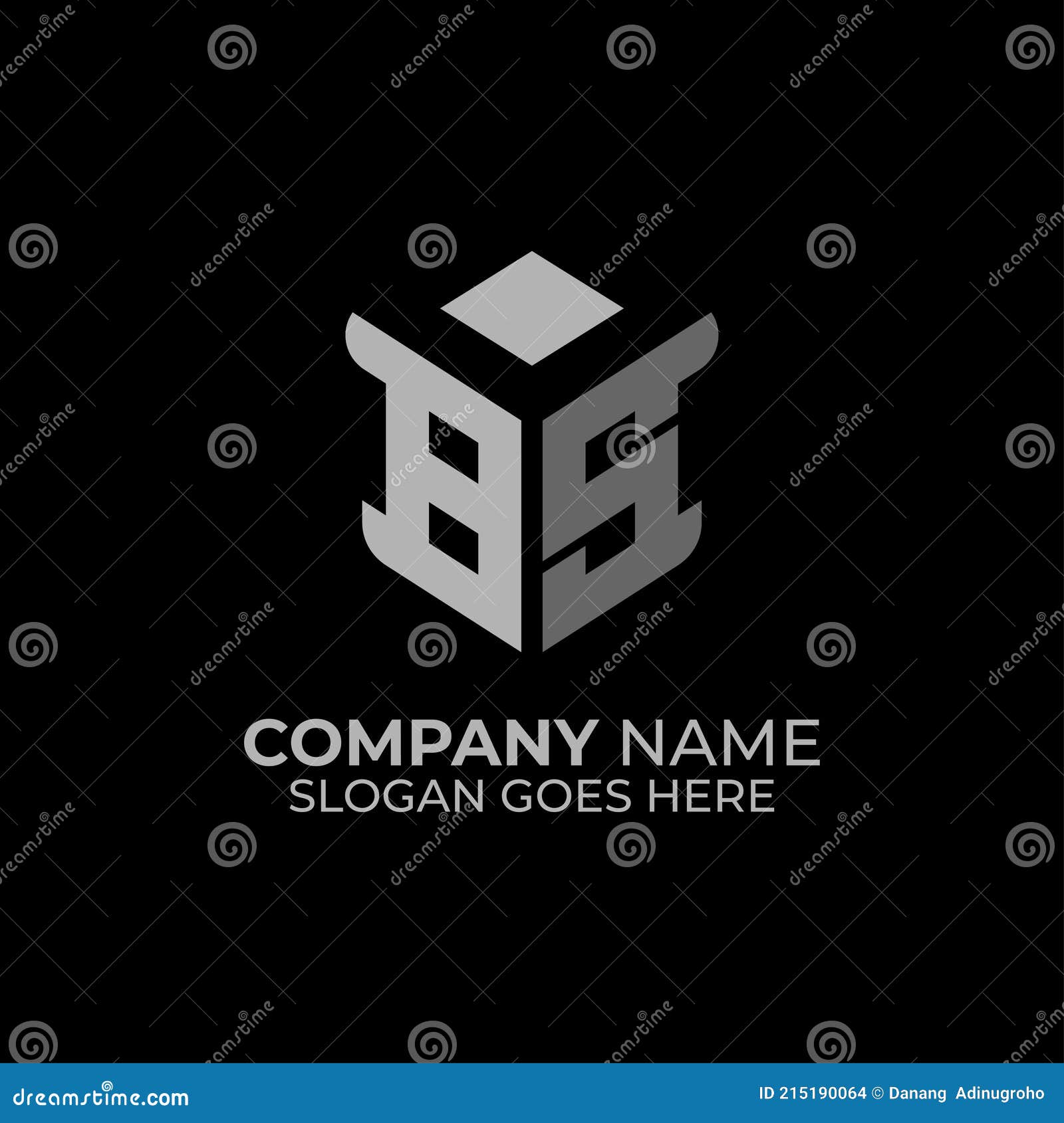 BS Letter Name Logo Design Inspirations, B and S Monogram Logo Template ...