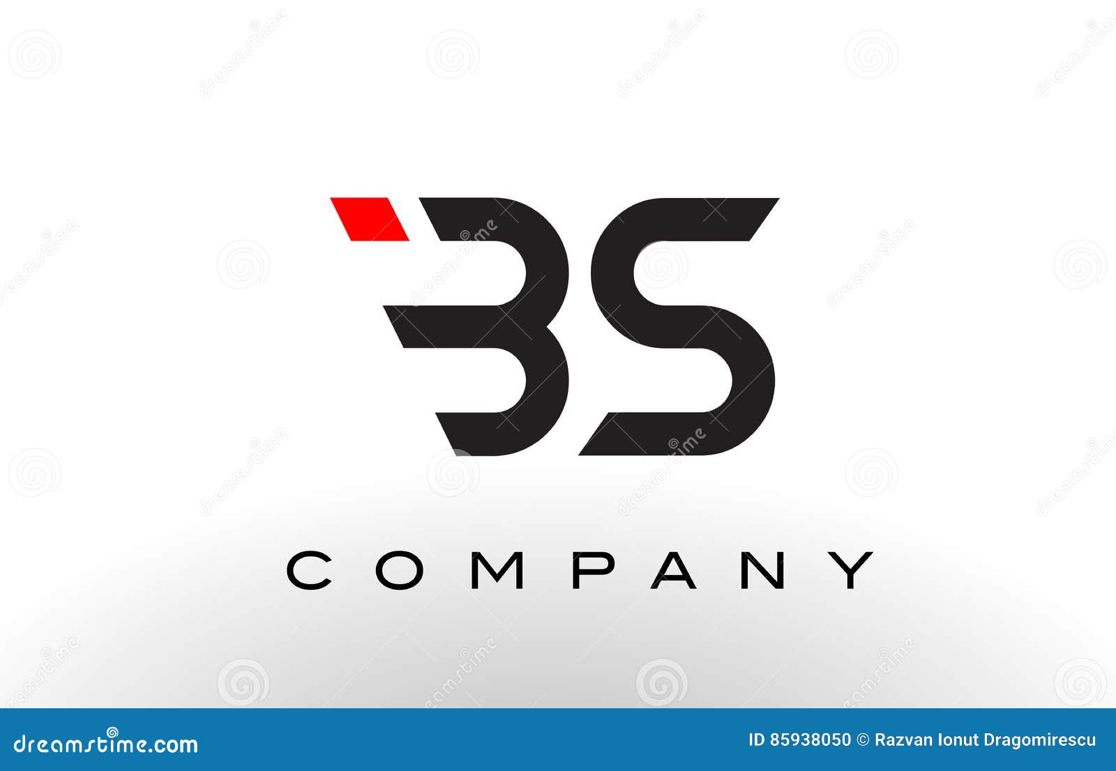 BS Logo. Letter Design Vector. Stock Vector - Illustration of trendy ...