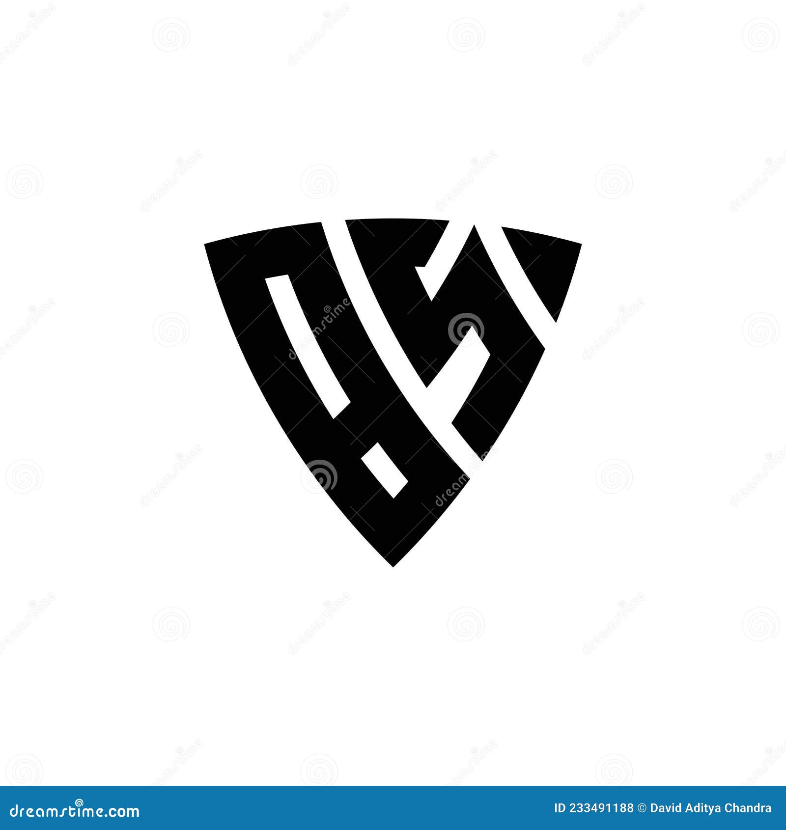 BS Logo Monogram Triangle Shield Style Stock Vector - Illustration of ...