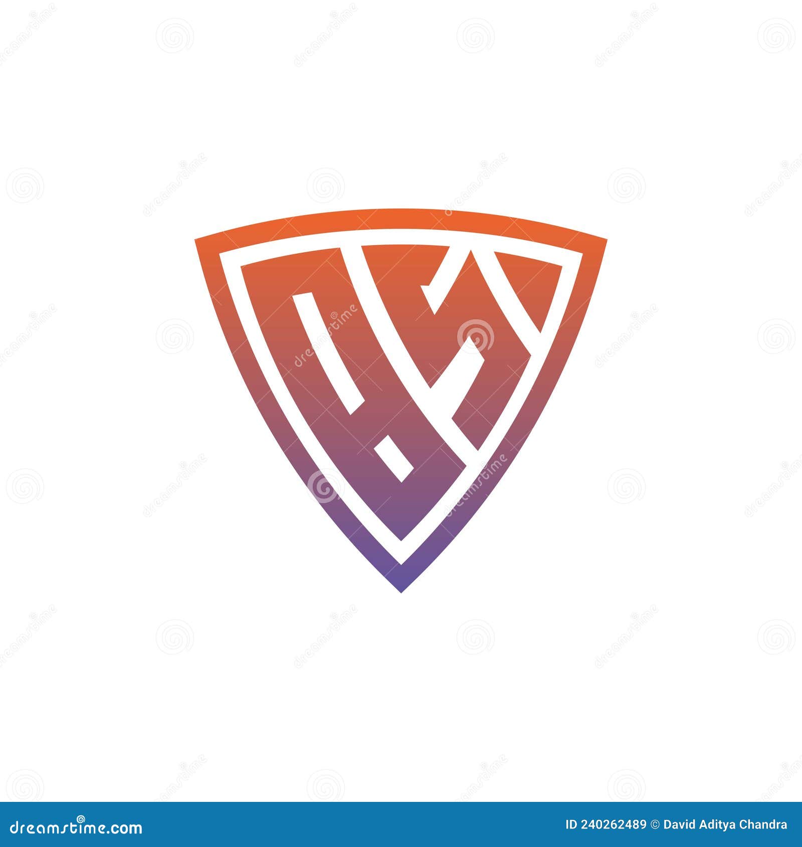 BS Logo Shield Monogram Gradient Style Design Stock Vector ...