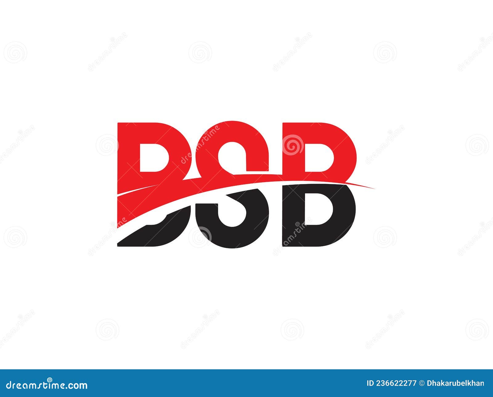 BSB Letter Initial Logo Design Vector Illustration Stock Vector ...