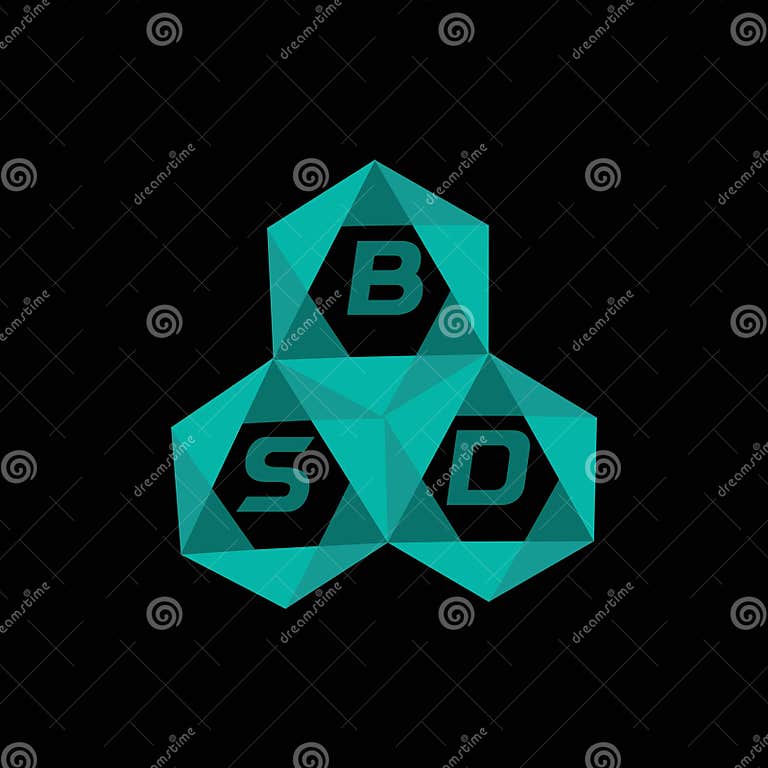 BSD Creative Minimalist Letter Logo. BSD Unique Vector Initials ...