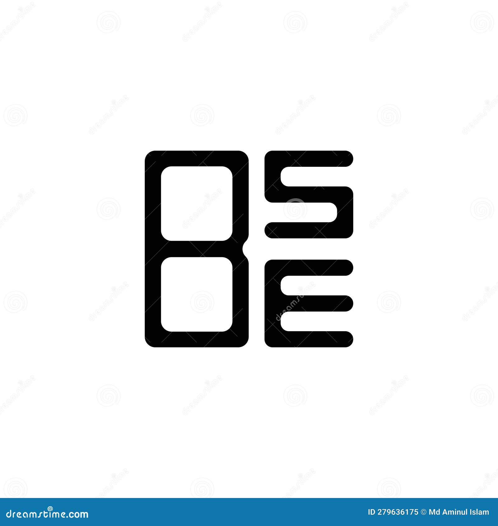 BSE Letter Logo Creative Design with Vector Graphic, BSE Stock Vector ...