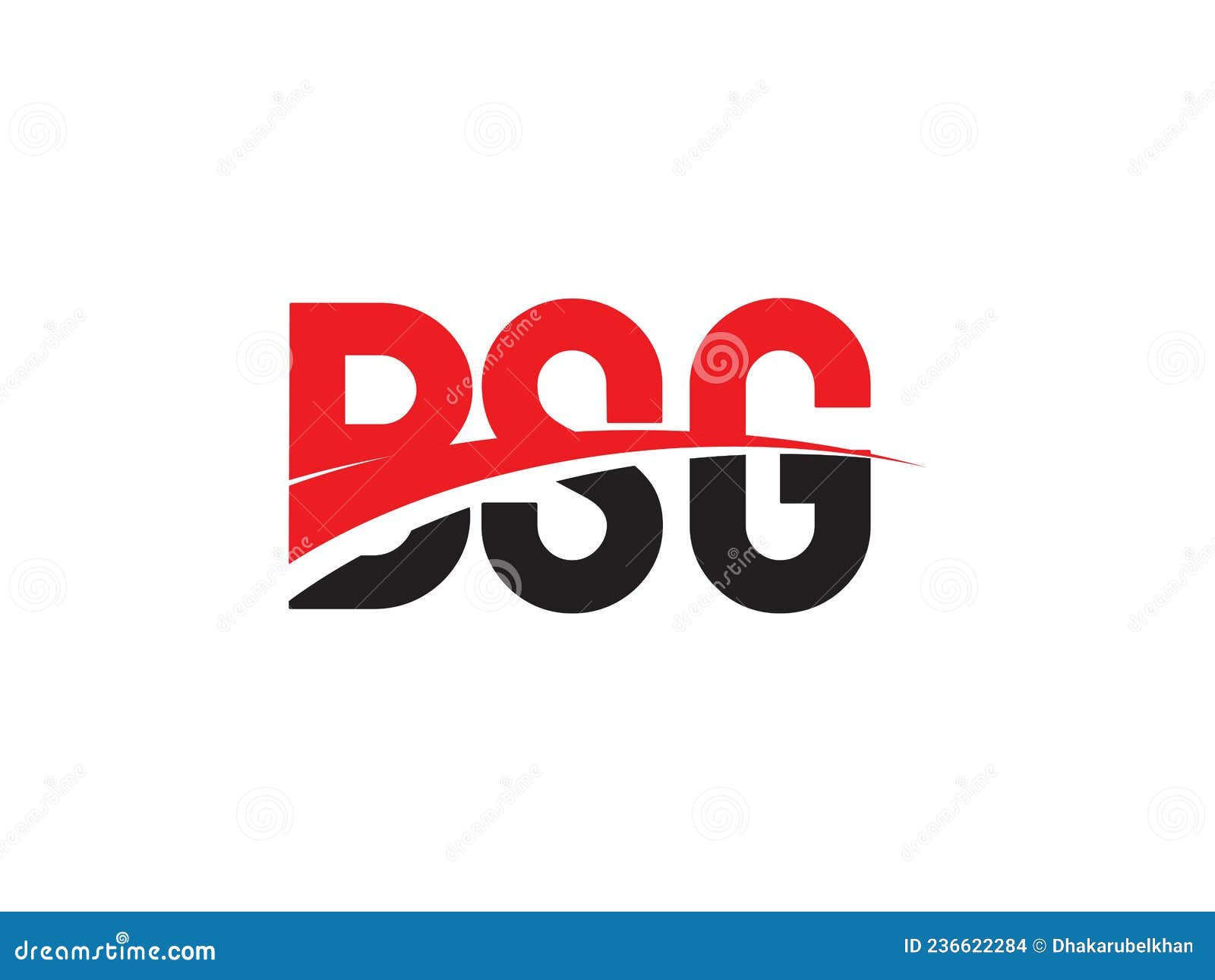 BSG Letter Initial Logo Design Vector Illustration Stock Vector ...