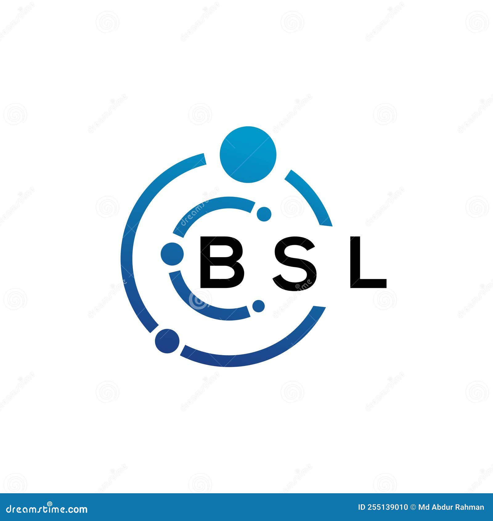 BSL Letter Logo Design on White Background. BSL Creative Initials ...