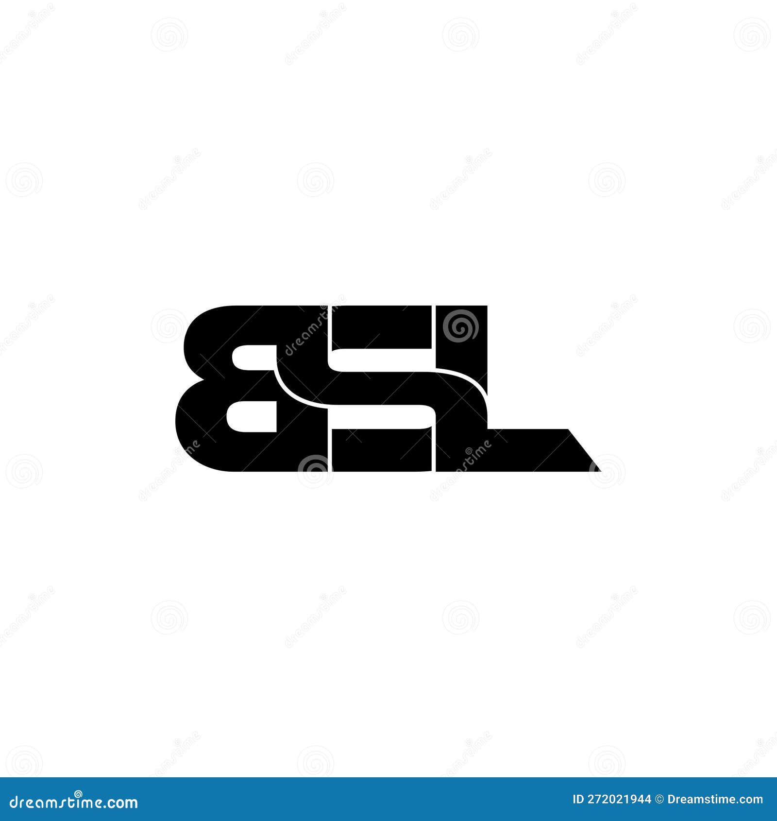 BSL Letter Monogram Logo Design Vector Stock Vector - Illustration of ...