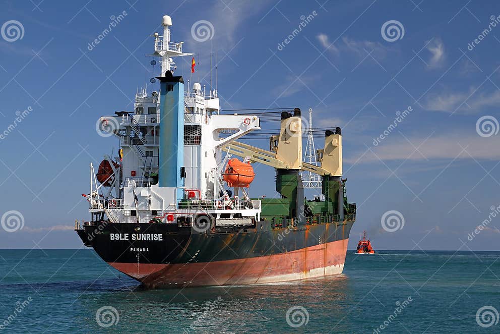 BSLE Sunrise stock image. Image of port, boat, crane - 27821863