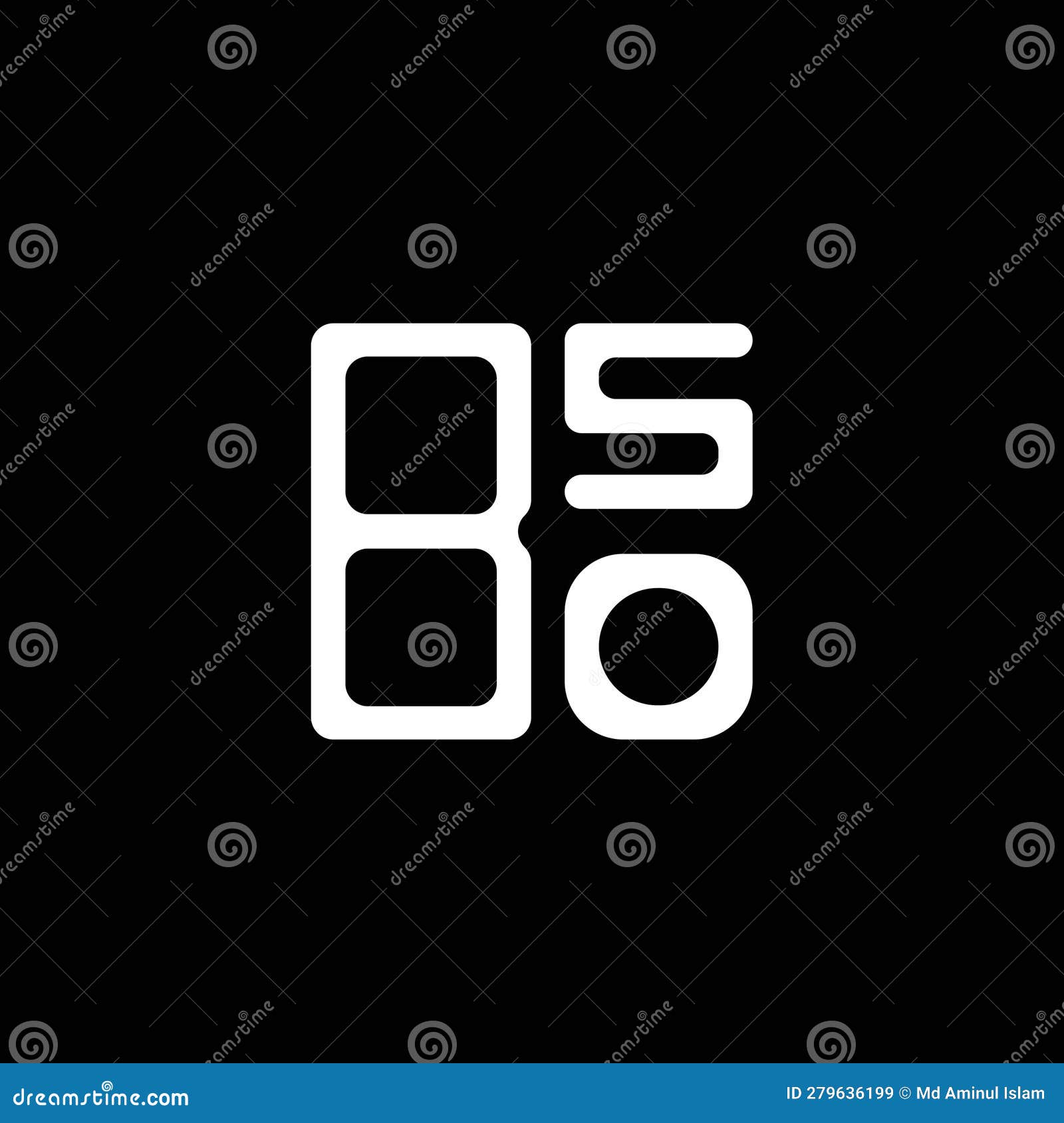 BSO Letter Logo Creative Design with Vector Graphic, BSO Stock Vector ...