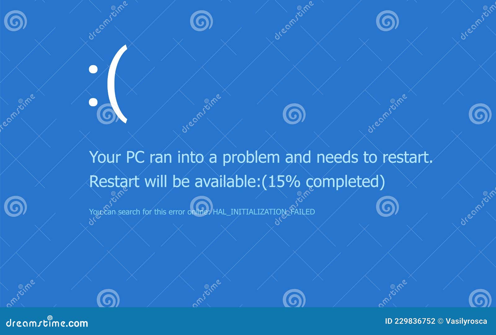 BSOD Screen Death Error System Crash. Computer Bluescreen Bsod ...