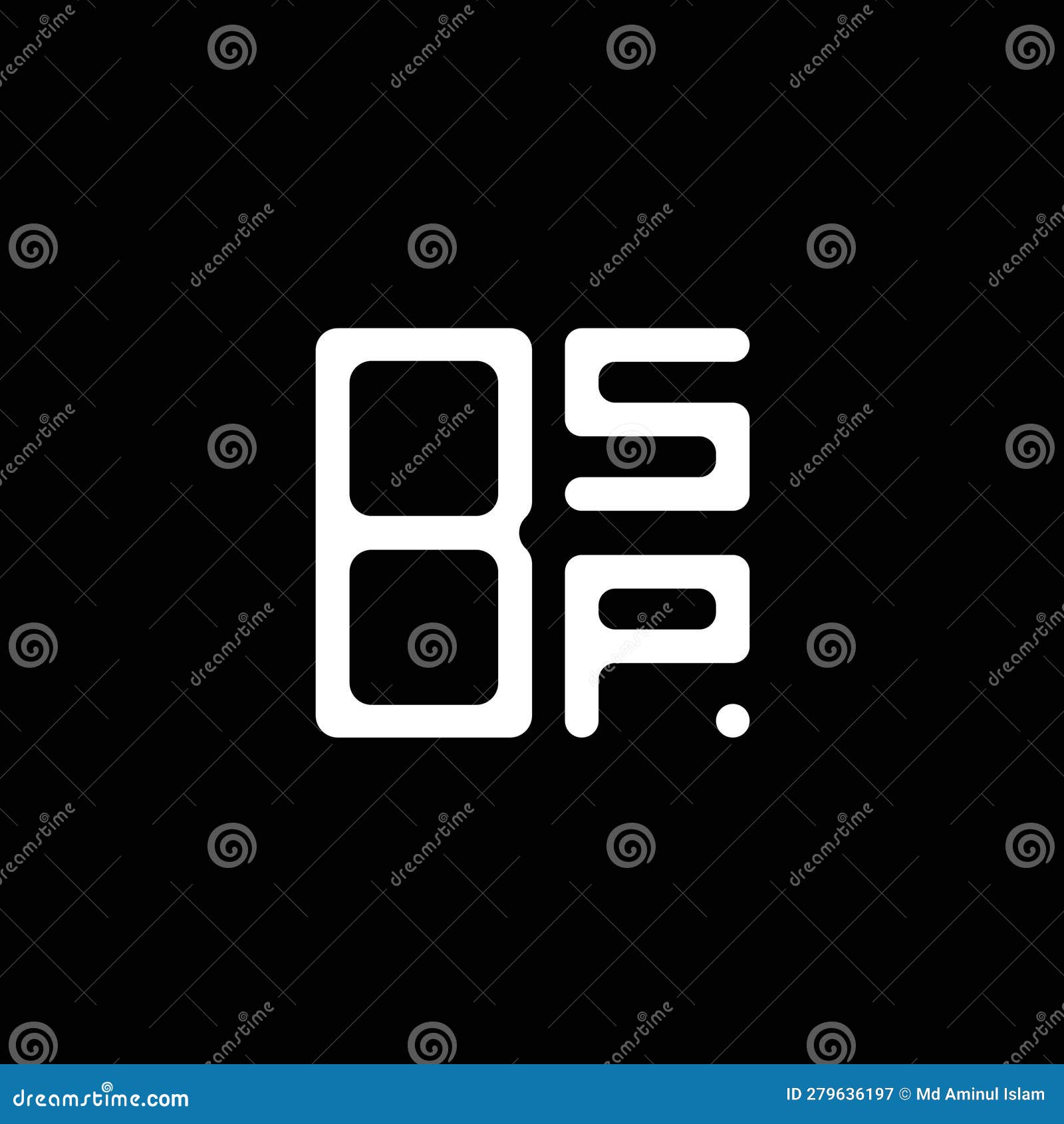 BSP Letter Logo Creative Design with Vector Graphic, BSP Stock Vector ...