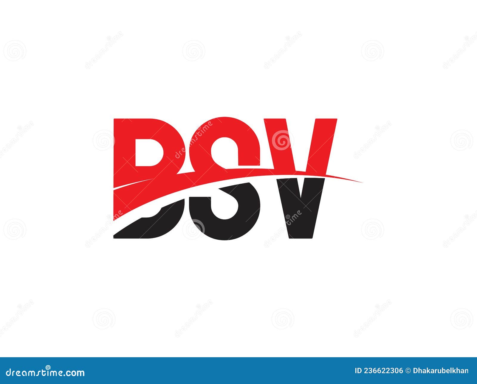 BSV Letter Initial Logo Design Vector Illustration Stock Vector ...