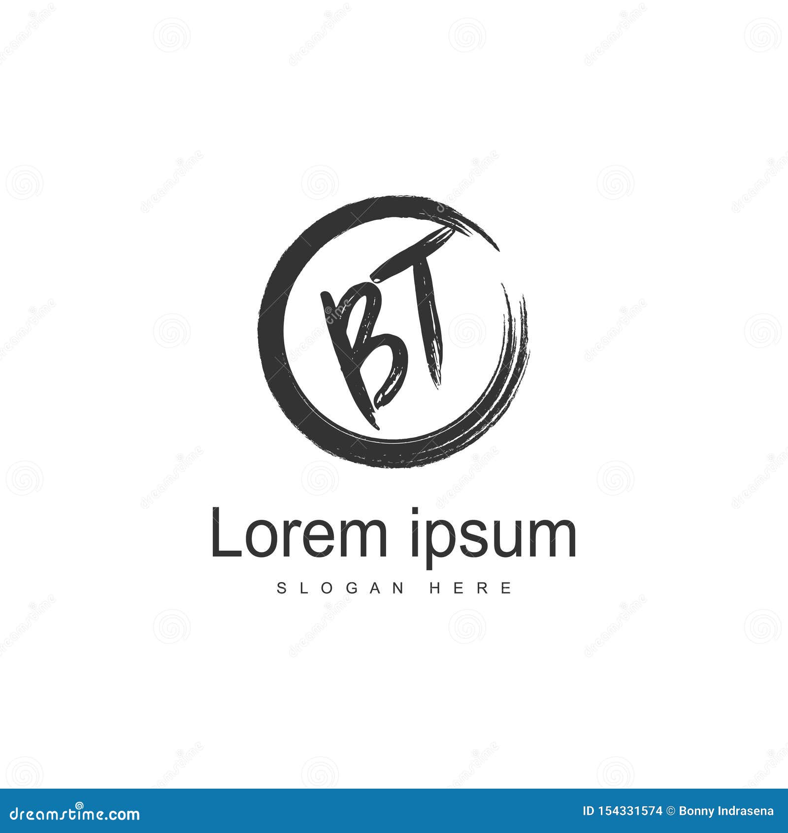 BT Letter Logo Design. Creative Modern BT Letters Icon Illustration ...