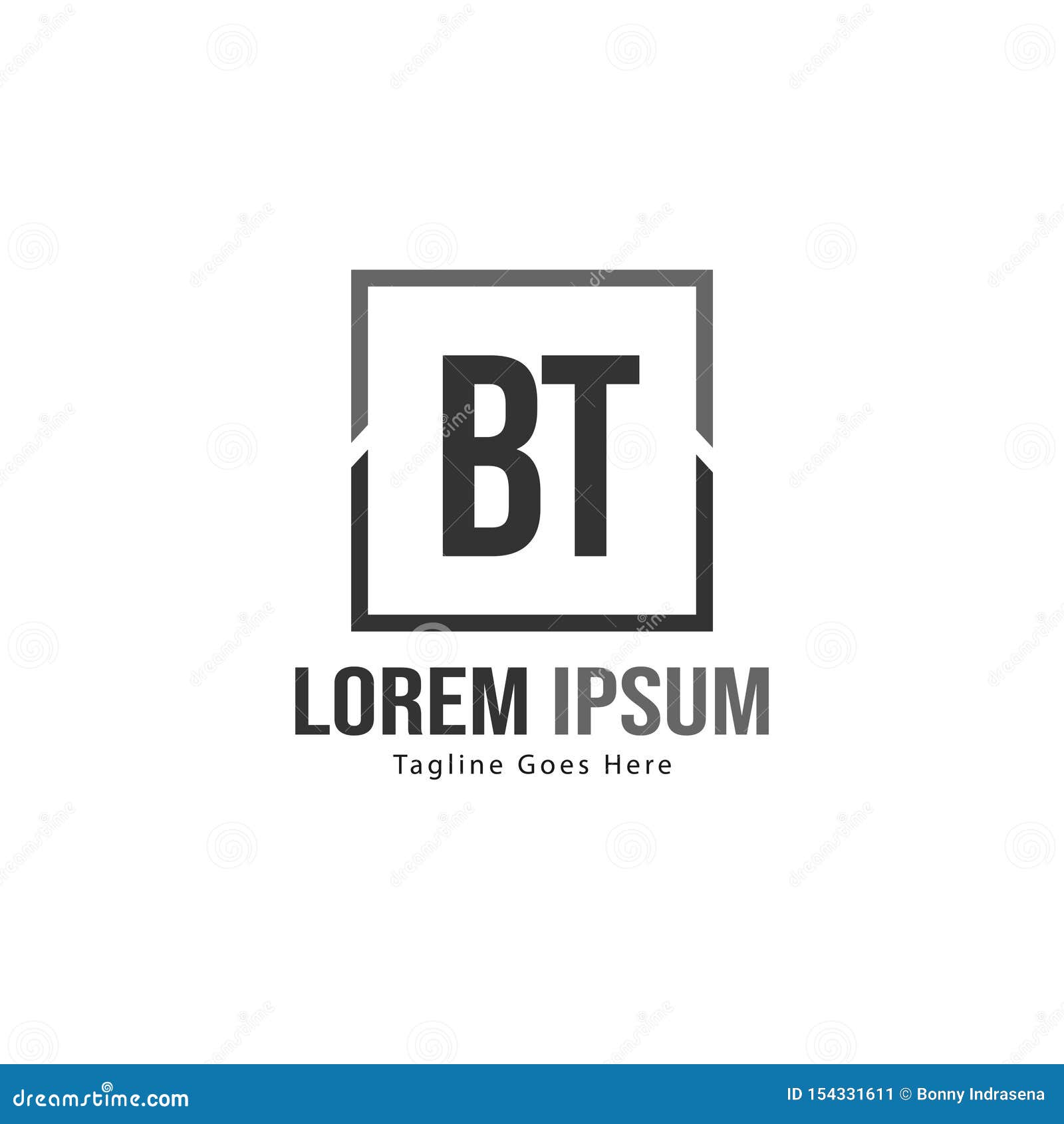 BT Letter Logo Design. Creative Modern BT Letters Icon Illustration ...