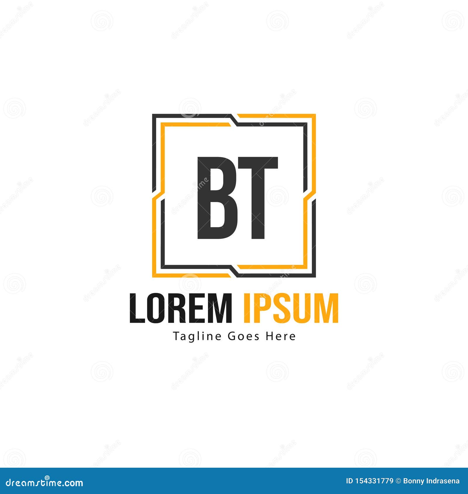 BT Letter Logo Design. Creative Modern BT Letters Icon Illustration ...