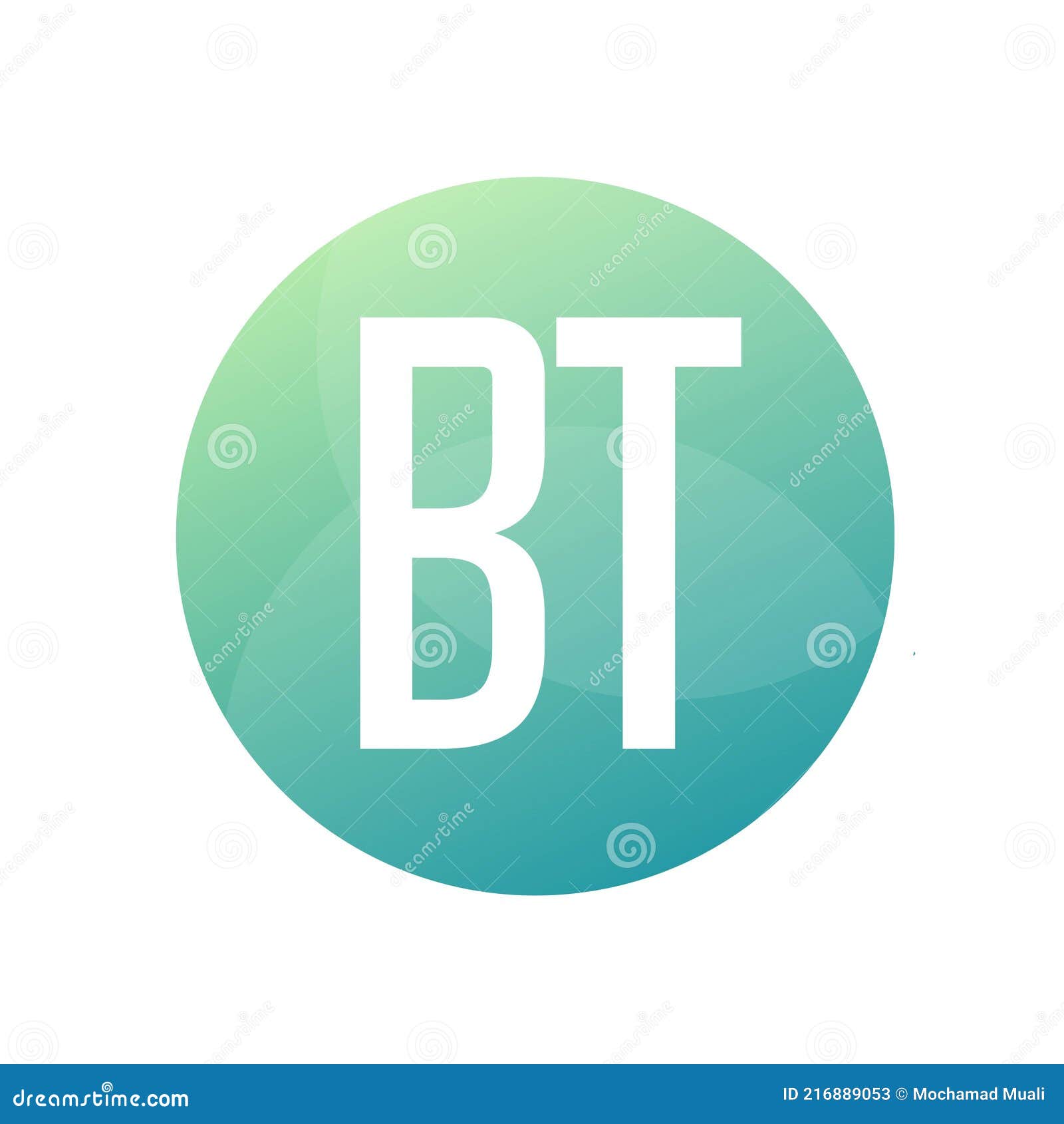 BT Letter Logo Design with Simple Style Stock Illustration ...