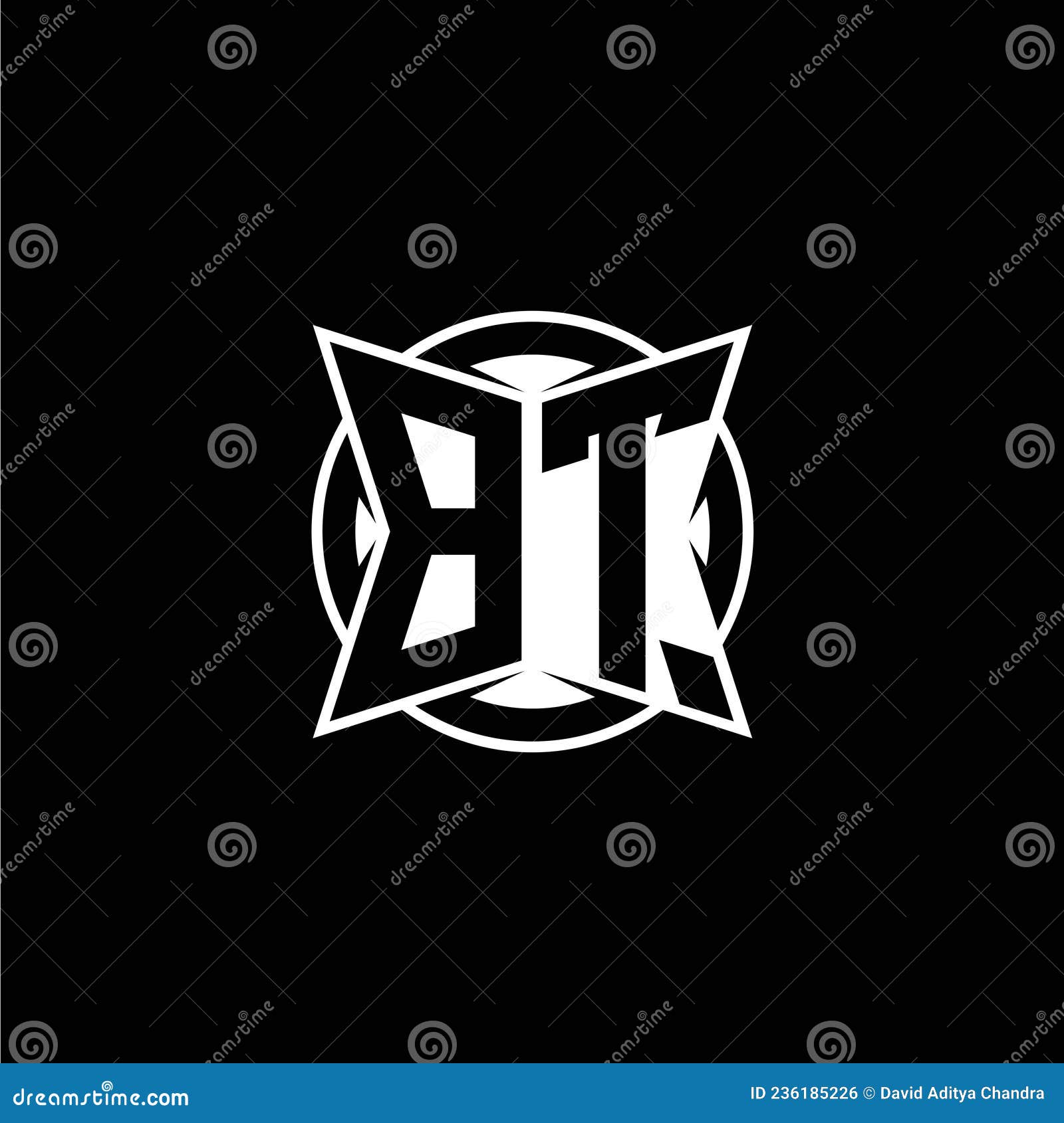 BT Logo Monogram Design Template Stock Vector - Illustration of letter ...
