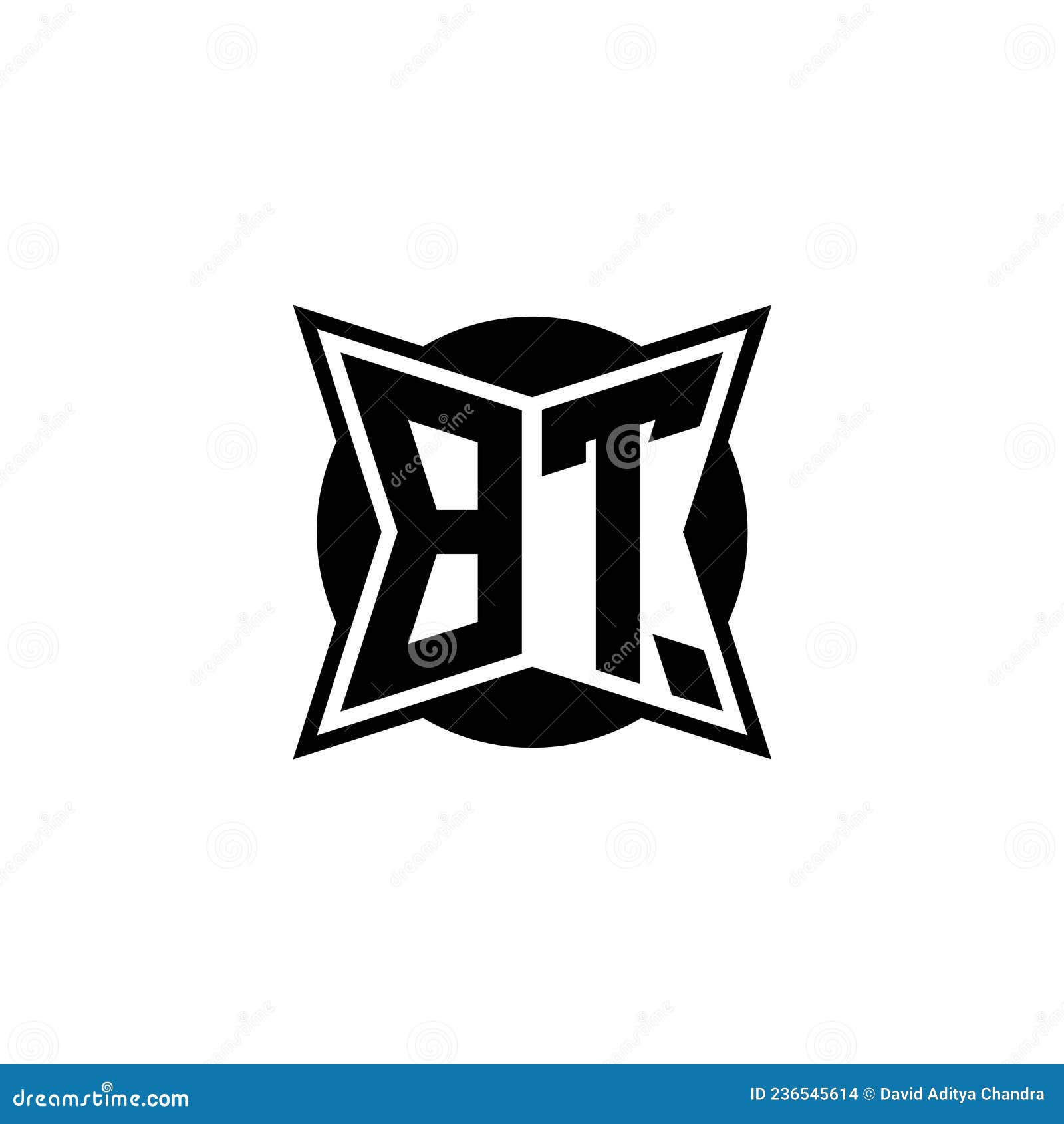 BT Logo Monogram Geometric Modern Design Stock Vector - Illustration of ...