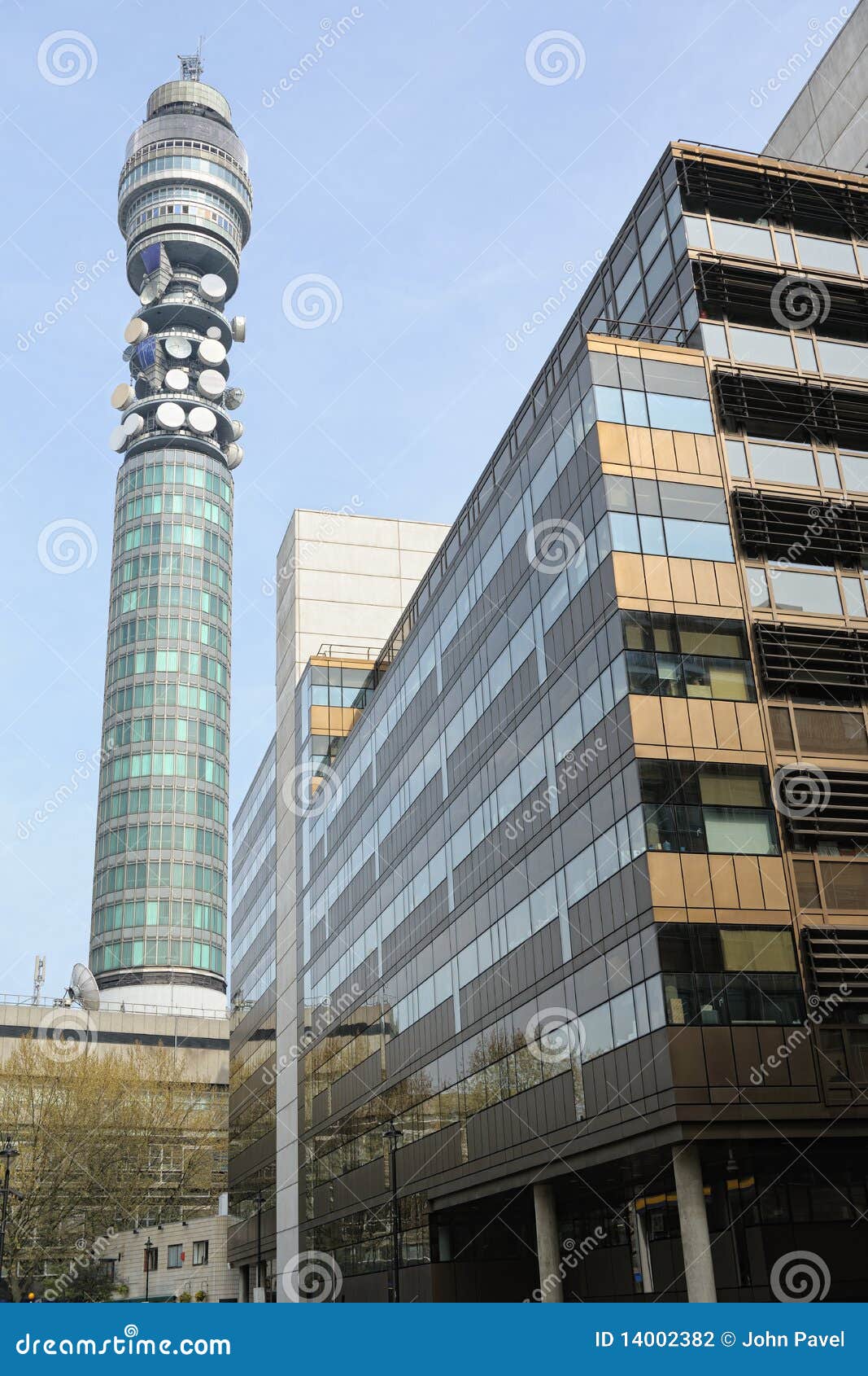 BT Tower (aka Post Office Tower, Telecom Tower) Stock Photography ...