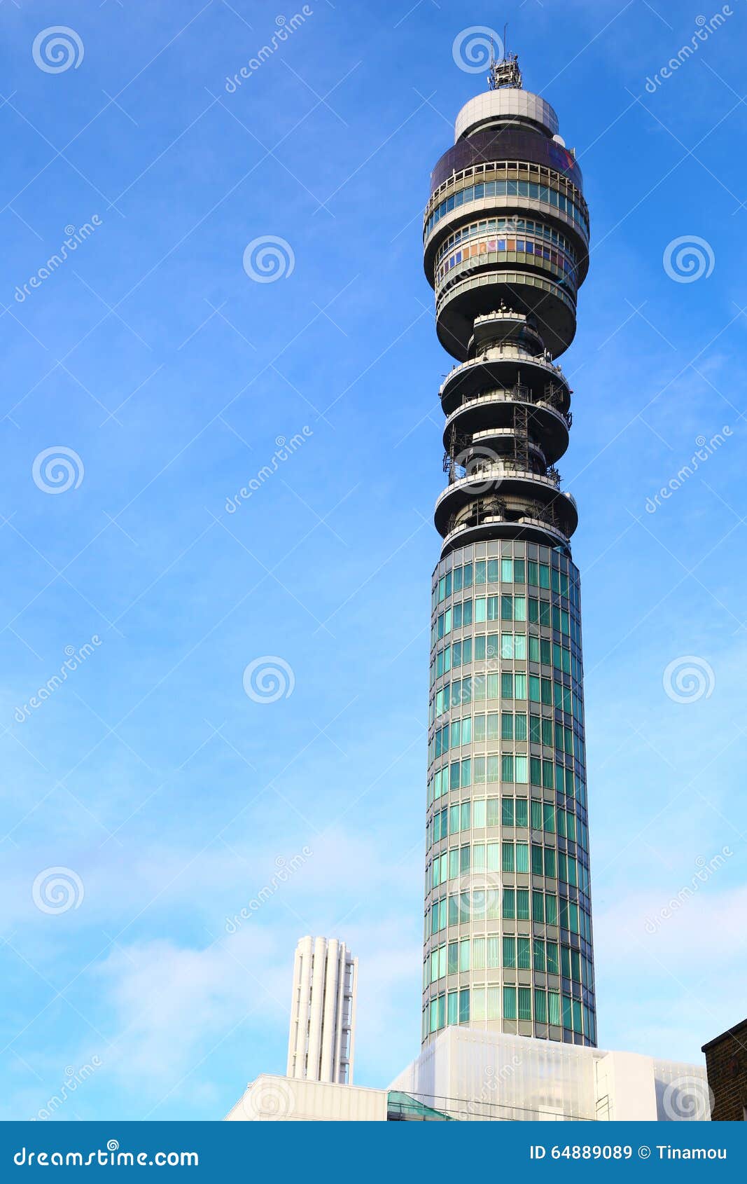 BT Tower in London stock image. Image of british, england - 64889089