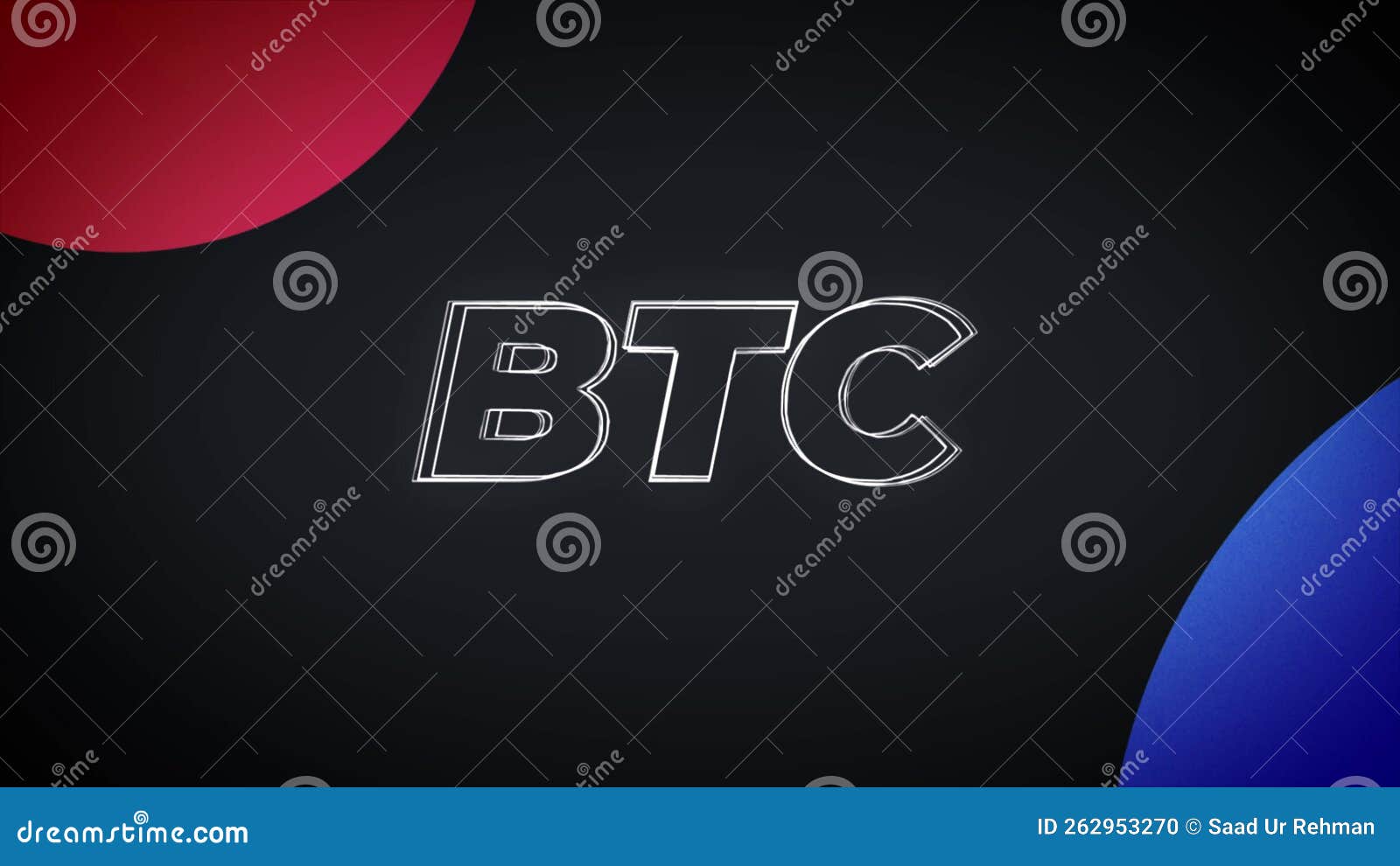 BTC Text Animation Background Stock Footage - Video of concept, bitcoin ...