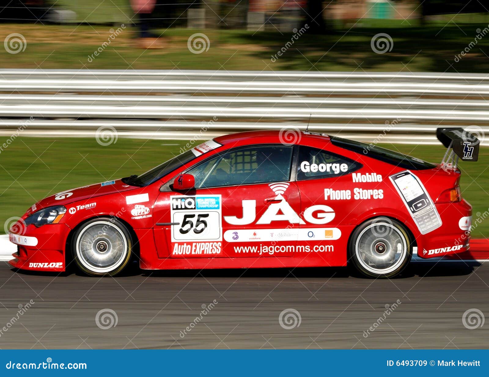 BTCC Honda Integra George redaktionelles stockbild. Bild von grün - 6493709