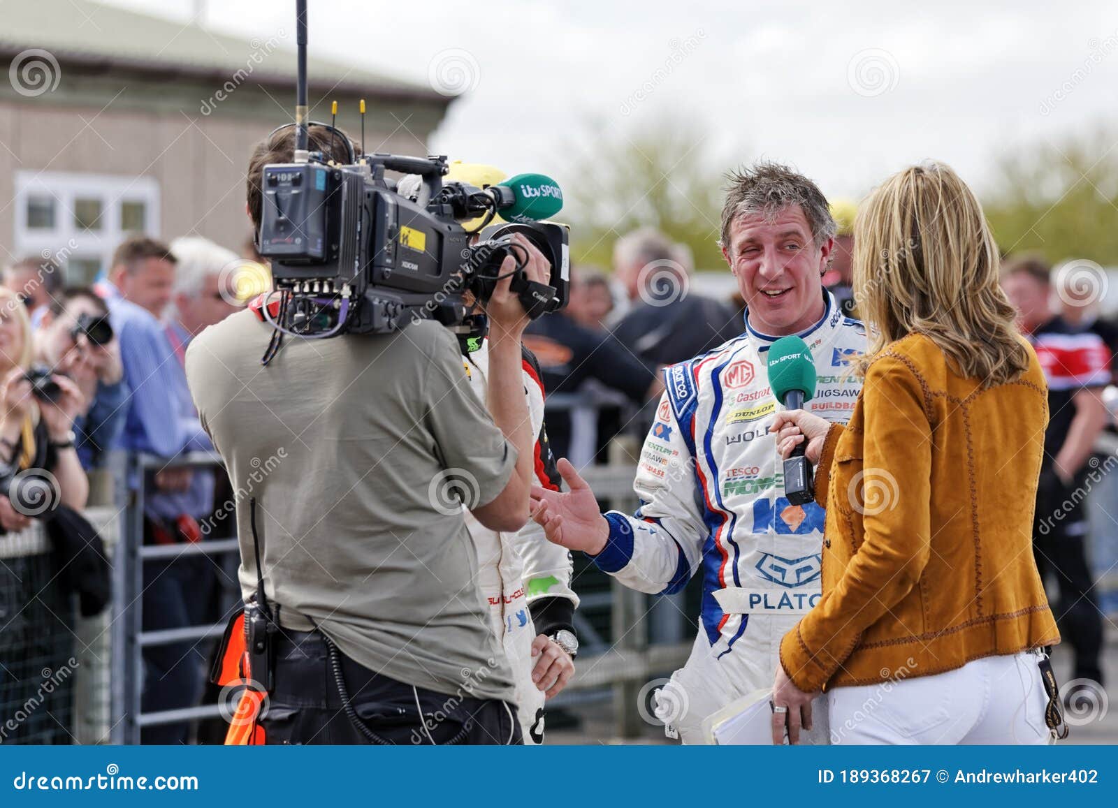 BTCC Racing Car Driver Jason Plato Editorial Photography - Image of ...