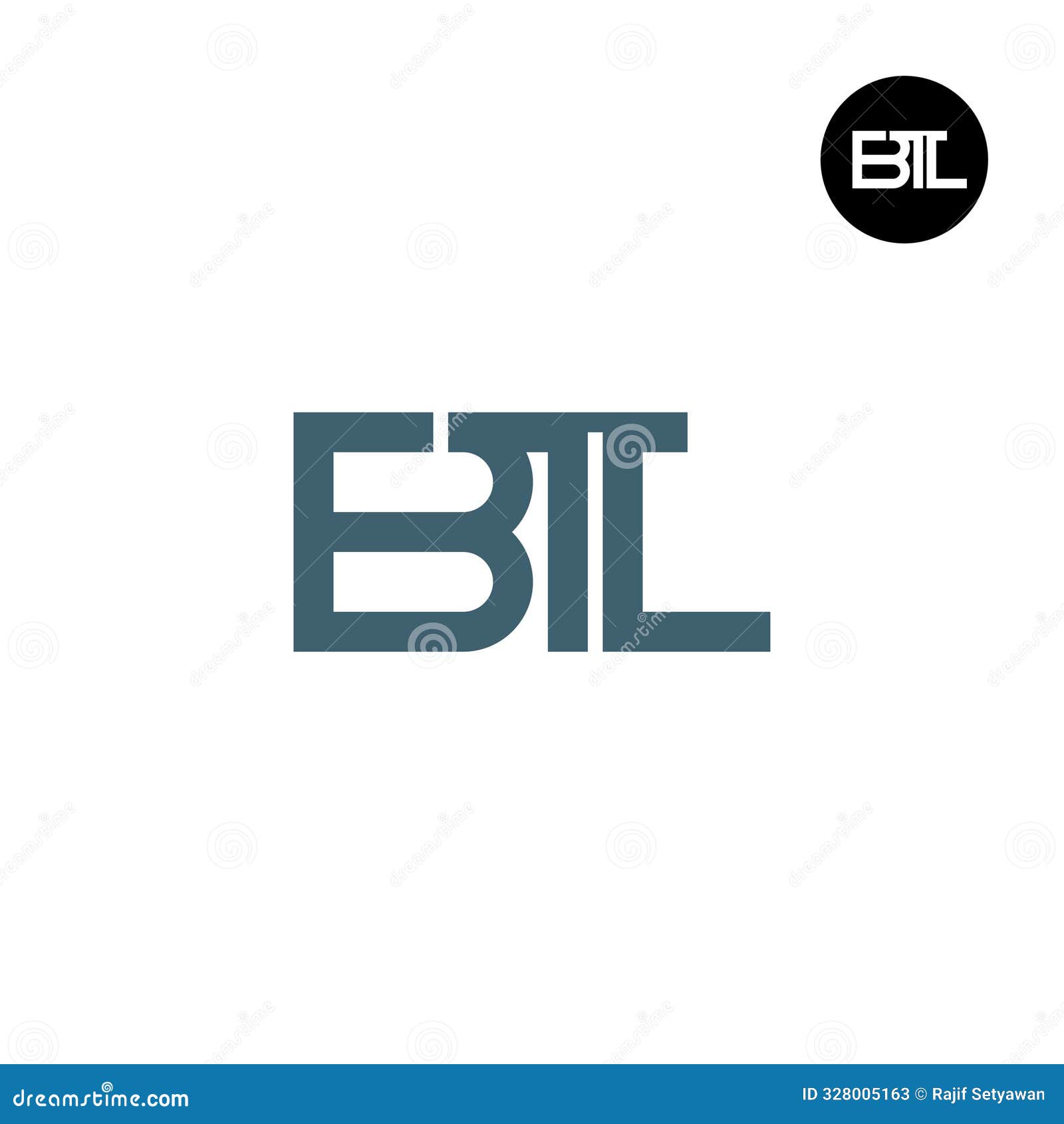 BTL Logo Letter Monogram Design Stock Vector - Illustration of logotype ...