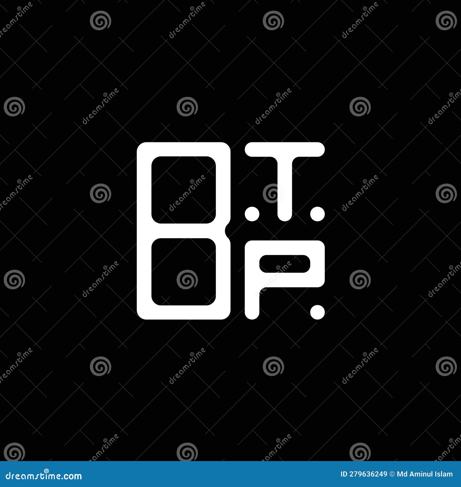 BTP Letter Logo Creative Design with Vector Graphic, BTP Stock Vector ...